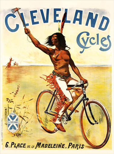 Cleveland Cycles Vintage Poster by Pal 1898 French Fine Art Print.