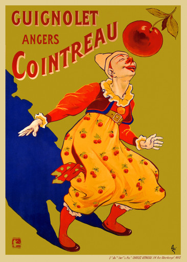Guignolet Angers Cointreau Vintage Poster by Oge 1903 French Fine Art ...