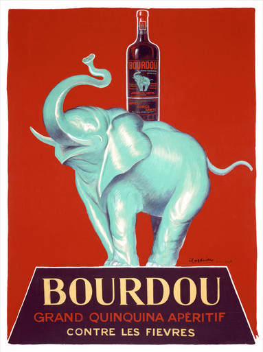 Bourdou Grand Quinquina Aperitif Vintage Poster by Cappiello 1926 ...