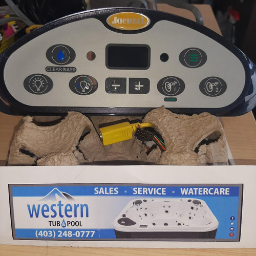 Recycled JACUZZI SPA J-300 LED SERIES 2 PUMP TOPSIDE CONTROL PANEL ...