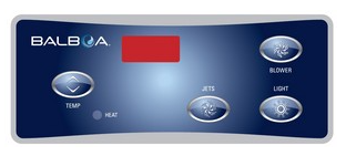 Balboa Topside Control 4 Button Overlay -(VL404) - Shop Western Tub ...