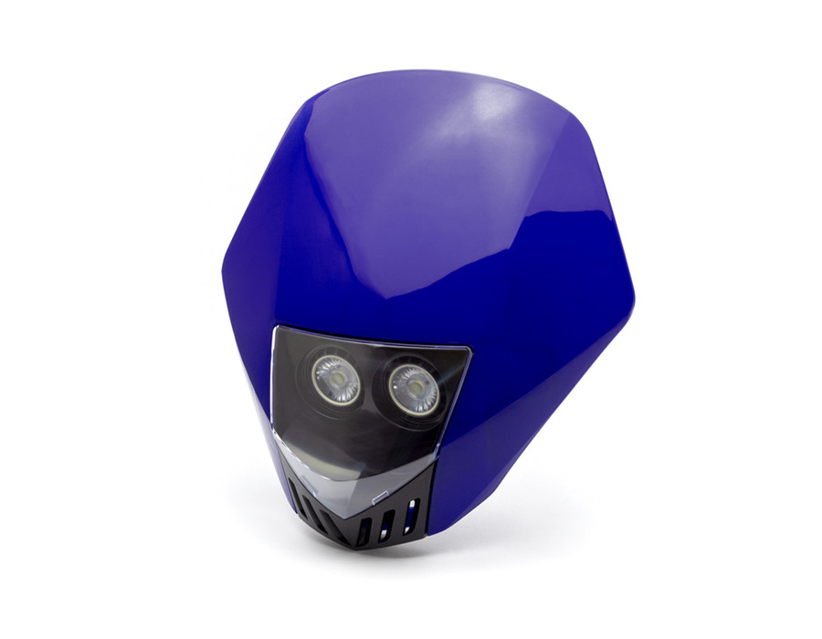 BLUE Motorbike Headlight Mask - LED 12V 10W - Project Streetfighter ...