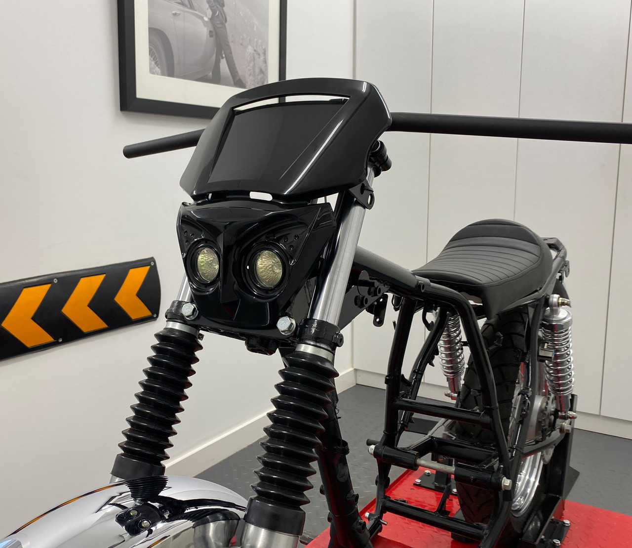 Motorbike Headlight Mask for Streetfighter or Cafe Racer Project ...