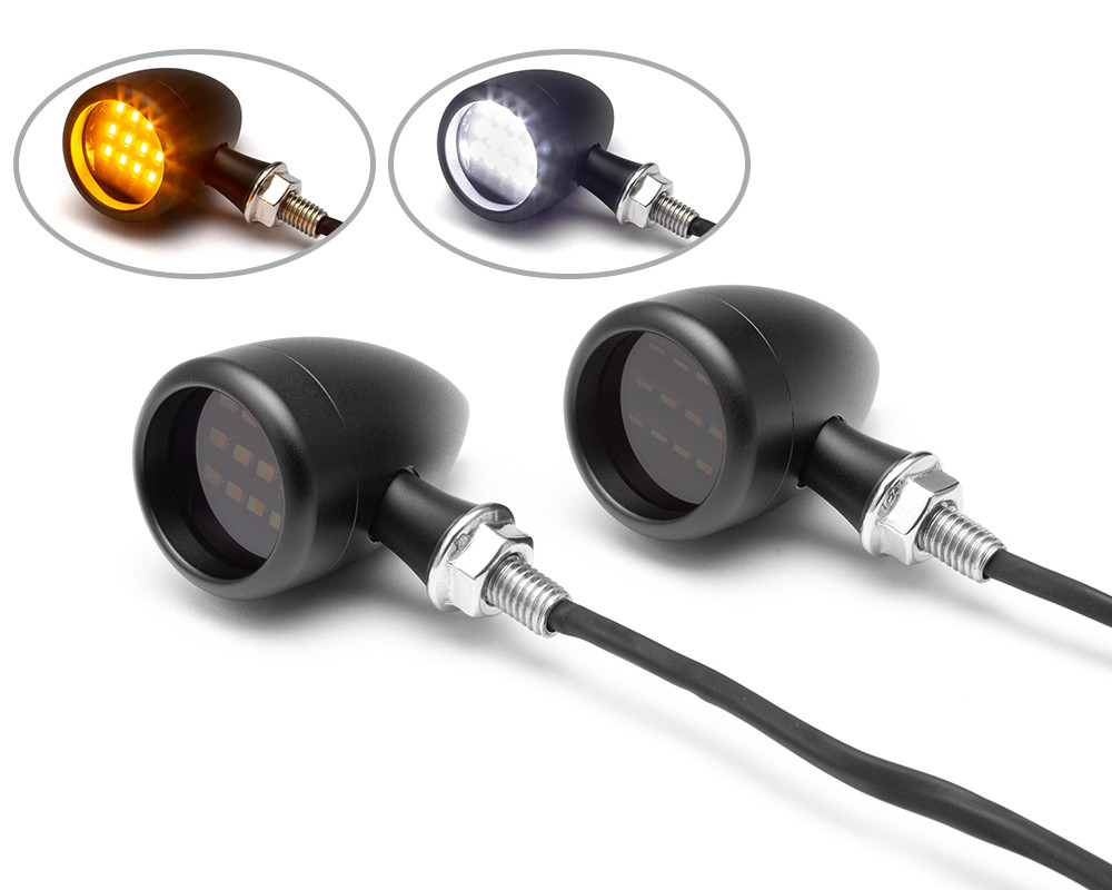 LED Indicators - BLACK with LED Indicators & Contrast Cut Black Bezel ...