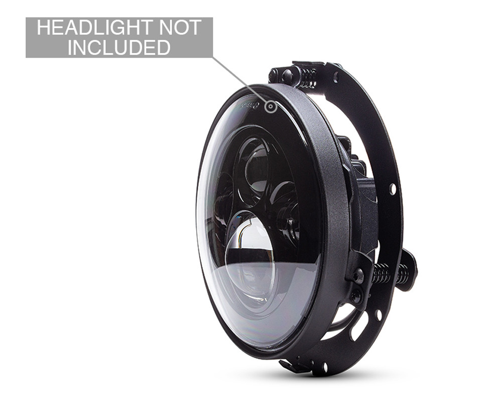 7" LED DayMaker Headlight Mounting Ring & Bracket for Harley Davidsons ...