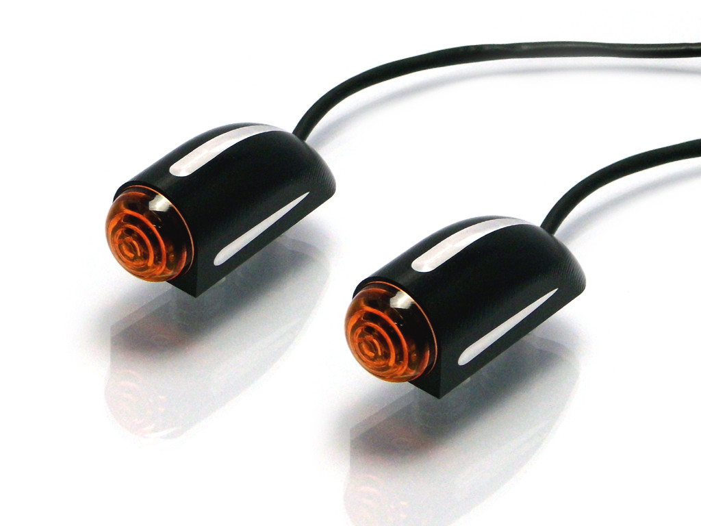 Custom Chrome Aluminium Integrated Indicators for Motorcycle Motorbike ...
