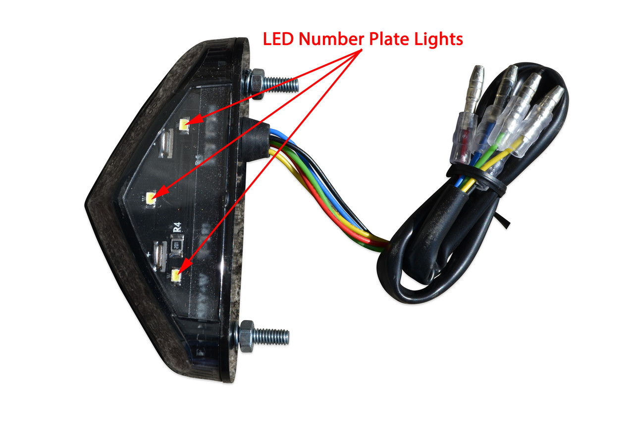 Small Mini Smoked Lens Stop Light Tail Light Indicators Enduro ...