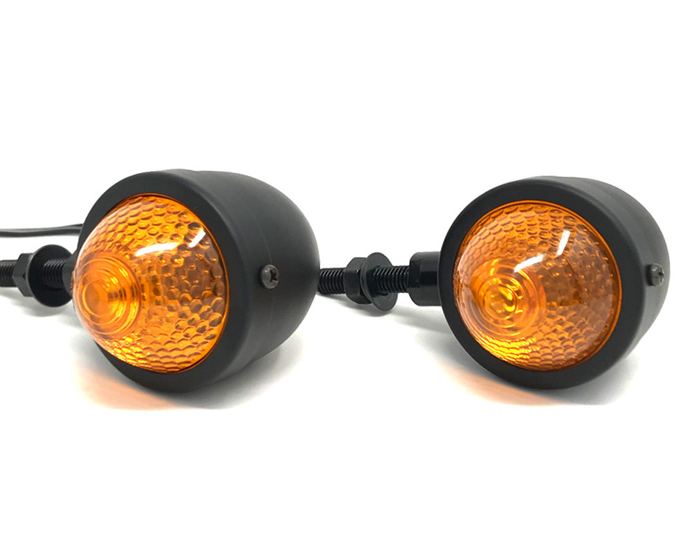 Vintage Motorcycle Marker Lights