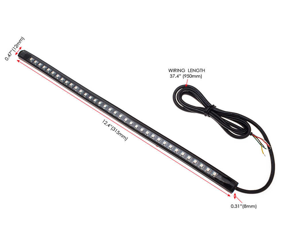 Motorbike Indicators Sequential LED Switchback Flowing Tail Brake ...