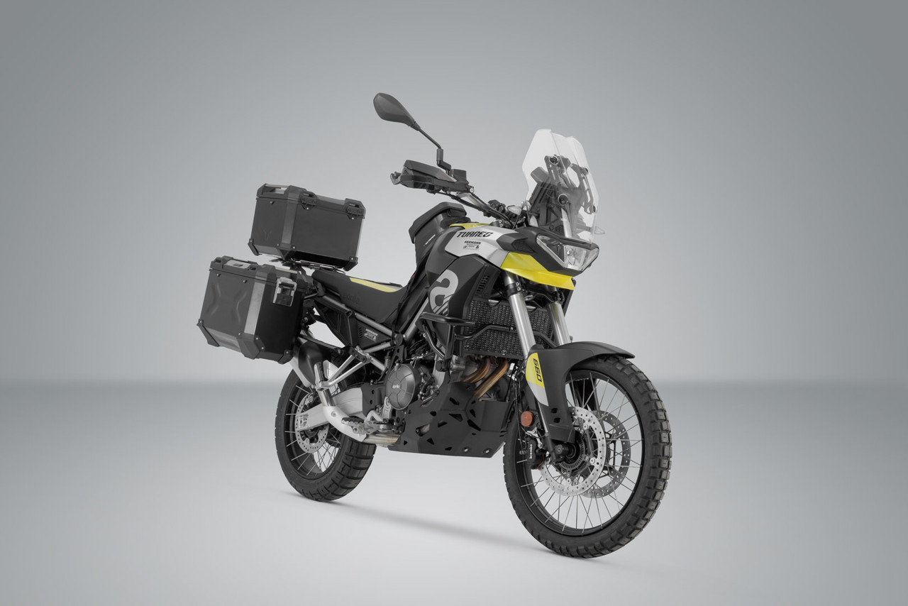Adventure set TRAX ADV Black. Aprilia Tuareg 660 (21-). - Alchemy Parts