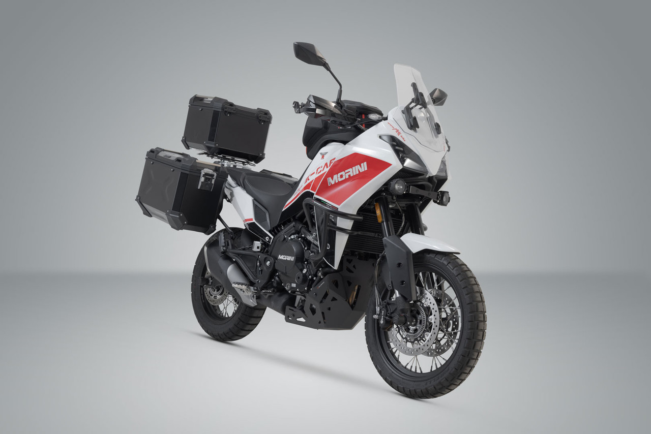 Adventure set TRAX ADV Black. Moto Morini X-Cape (21-). - Alchemy Parts