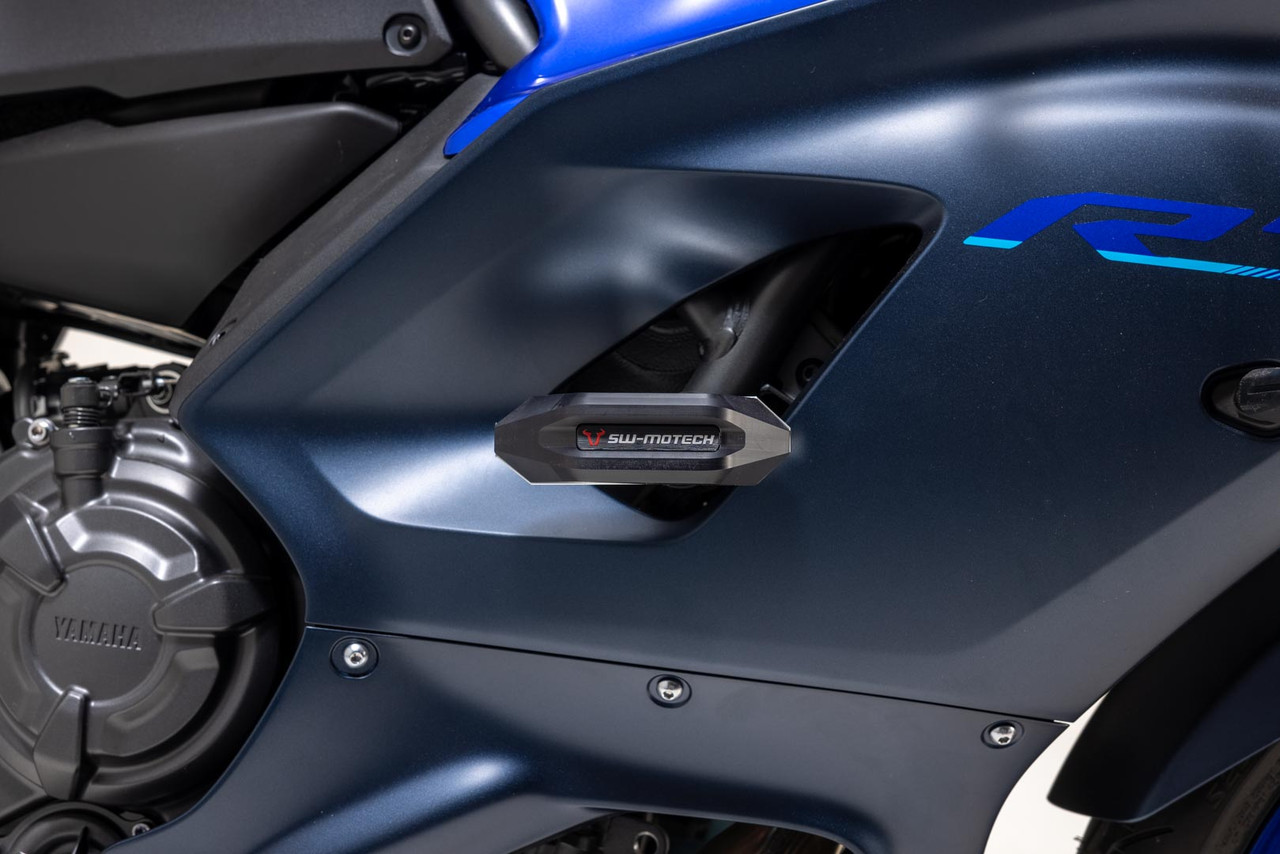 Frame slider kit Black. Yamaha YZF-R7 (21-). - Alchemy Parts