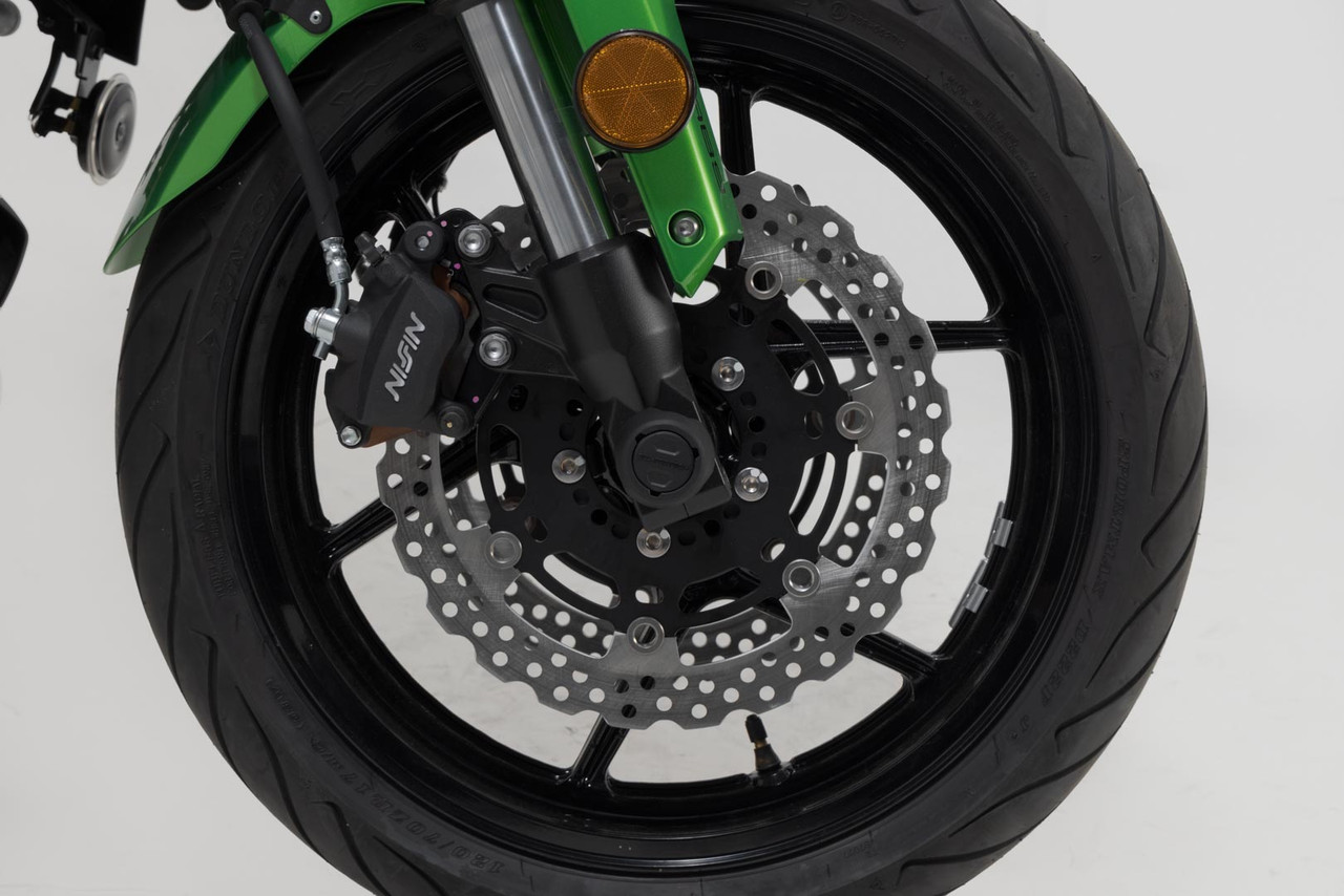 Slider set for front axle Black. Kawasaki Versys 650 (07-09) / (14 ...
