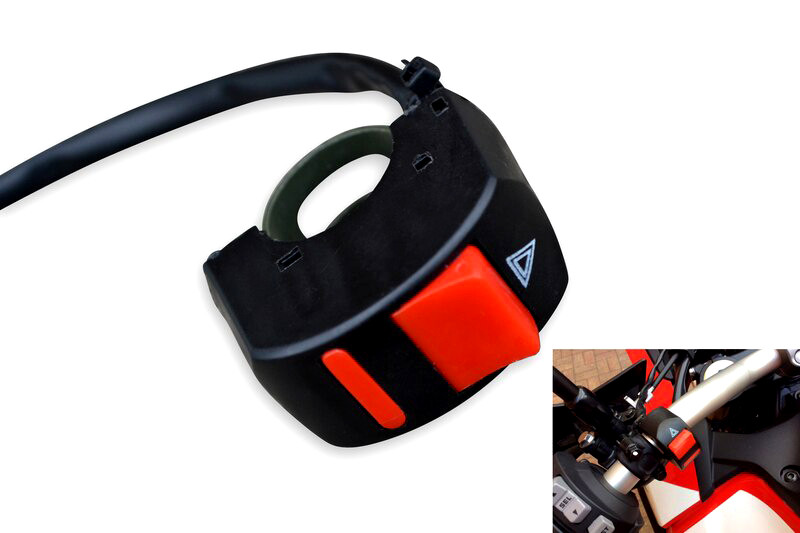Good Quality Hazard Warning Light for 22mm 7/8" Handlebars for ...