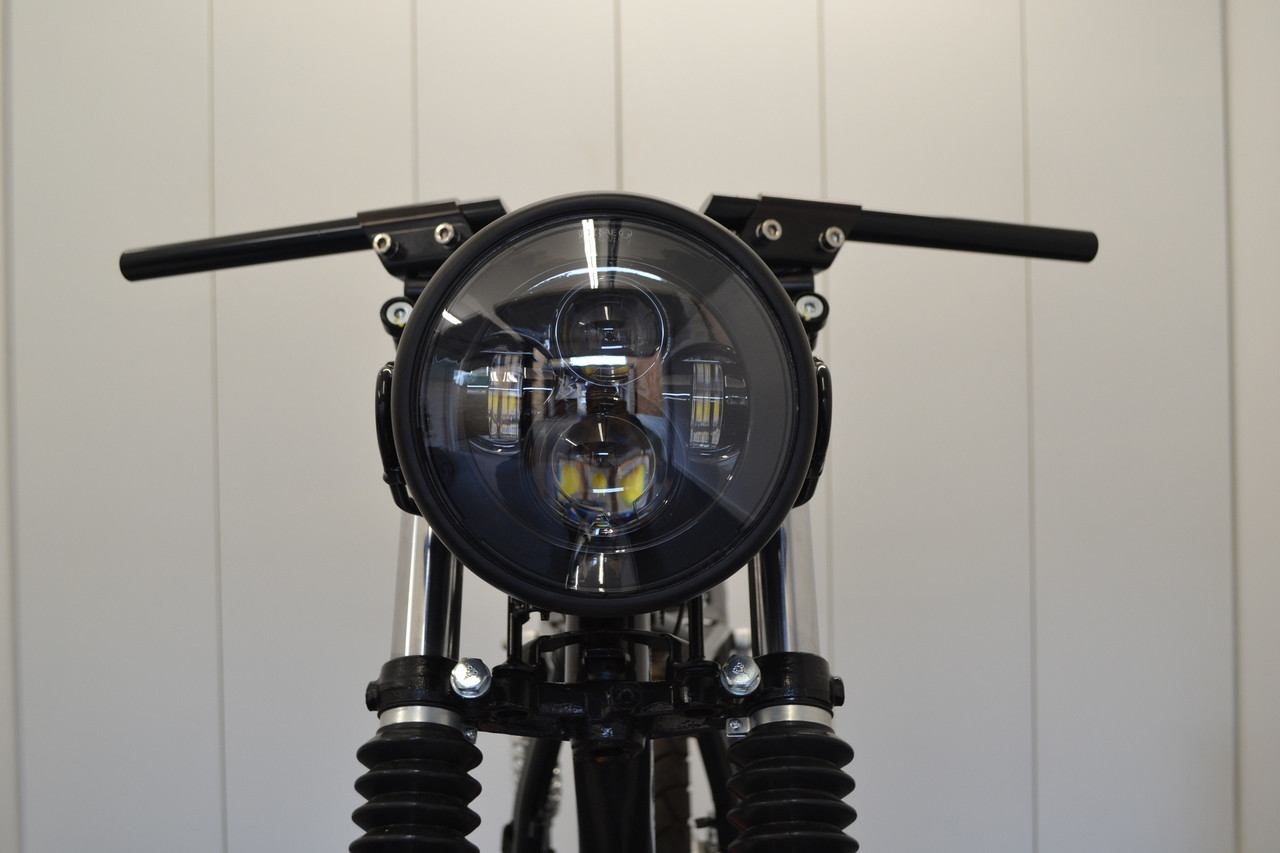 Motorbike LED 7.7" Headlight for Custom Project Retro Cafe Racer Bike