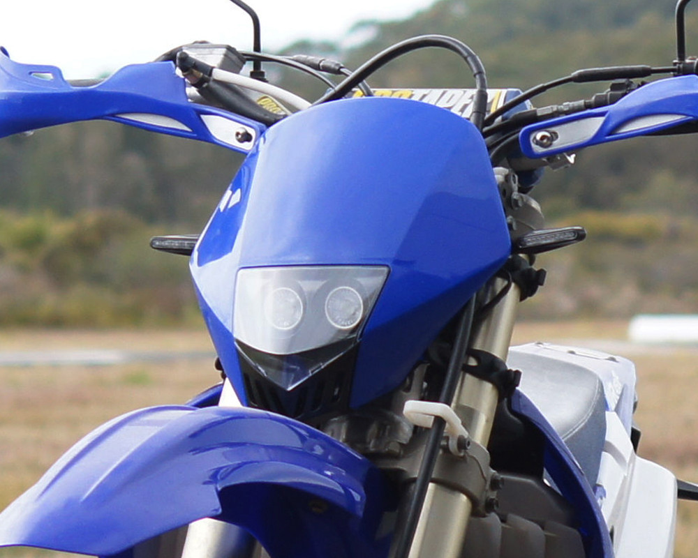 BLUE Motorbike Headlight Mask - LED 12V 10W - Project Streetfighter ...