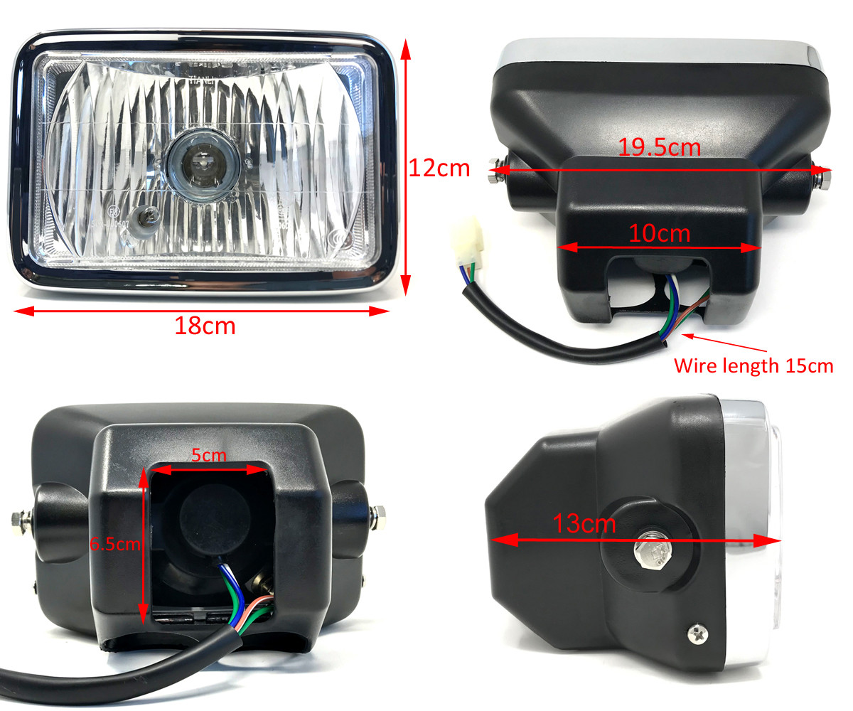 Motorbike Headlight for Honda CB 125 TD & CG125 Brazil Model Version ...