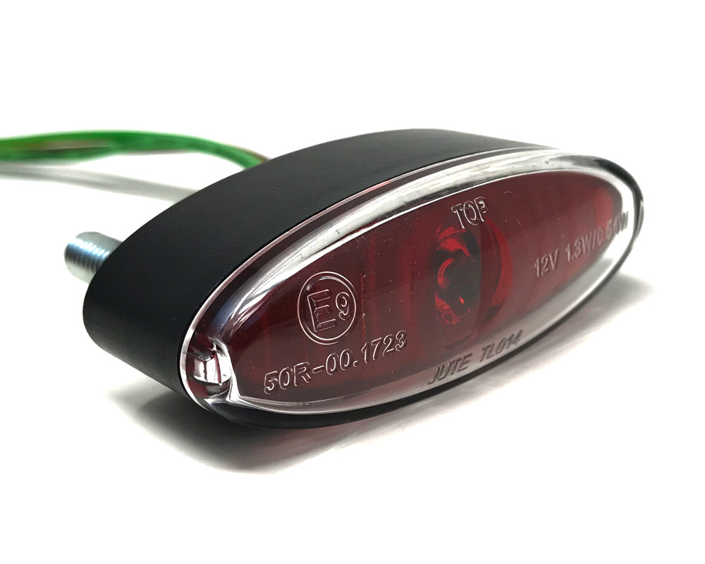 Mini Stop Tail Light LED for Project Motorcycles & Scooters - Red Lens