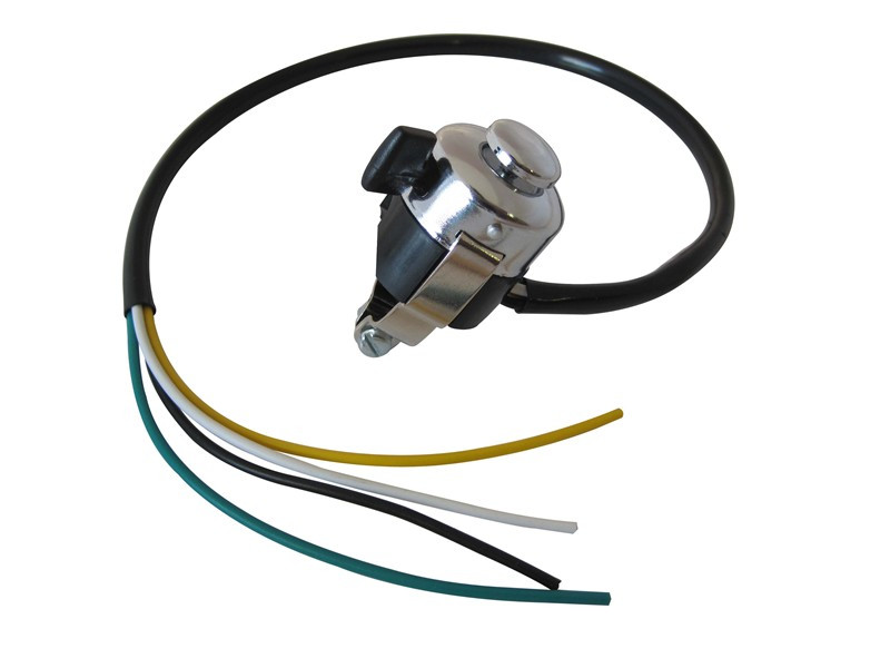 Universal Miller Replica Chrome Horn / Headlight Dip Switch to fit 22mm ...