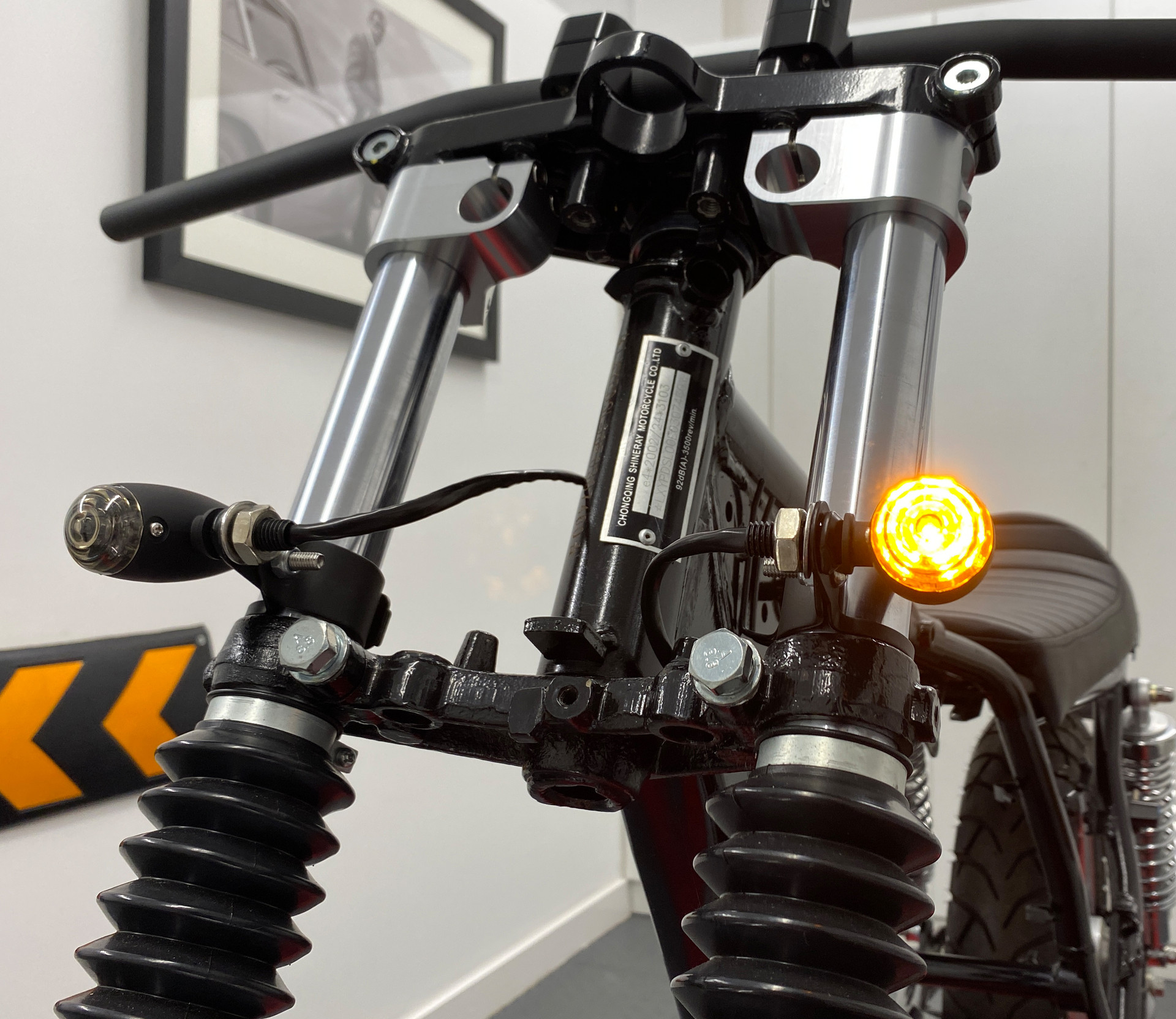 Motorbike Motorcycle LED Bullet Indicators Turn Signals Harley Cafe ...