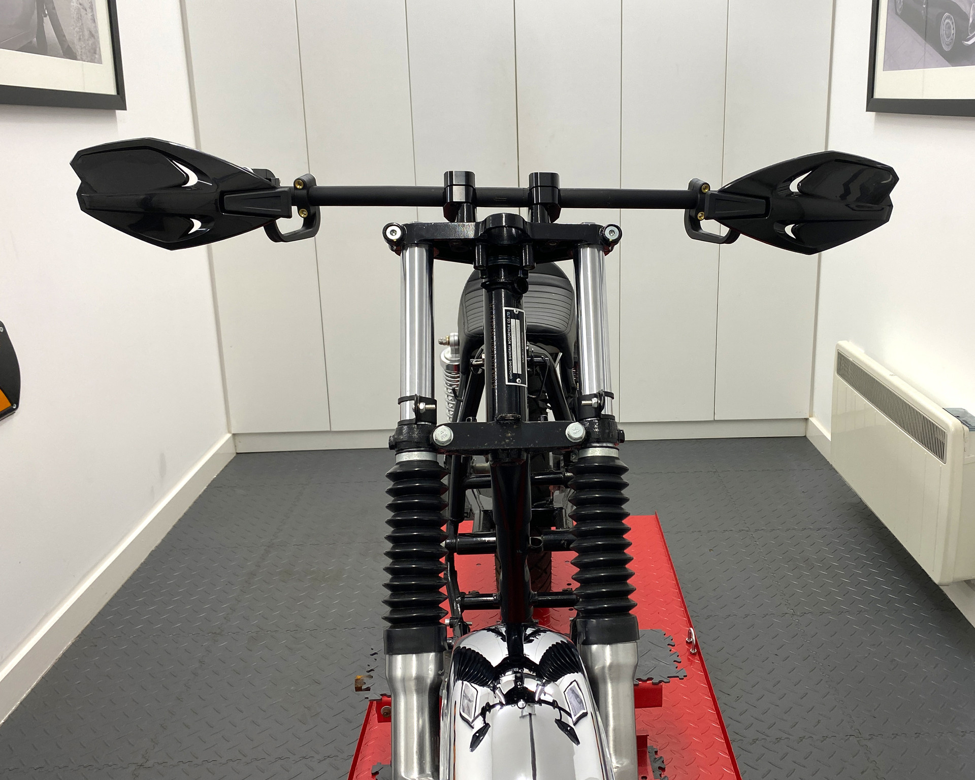Universal Pair of Black Handguards / Wind Deflectors / Wind Protectors ...