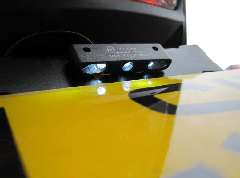 Universal LED Number Licence Plate Light Motorcycle / Motorbike / Quad ...