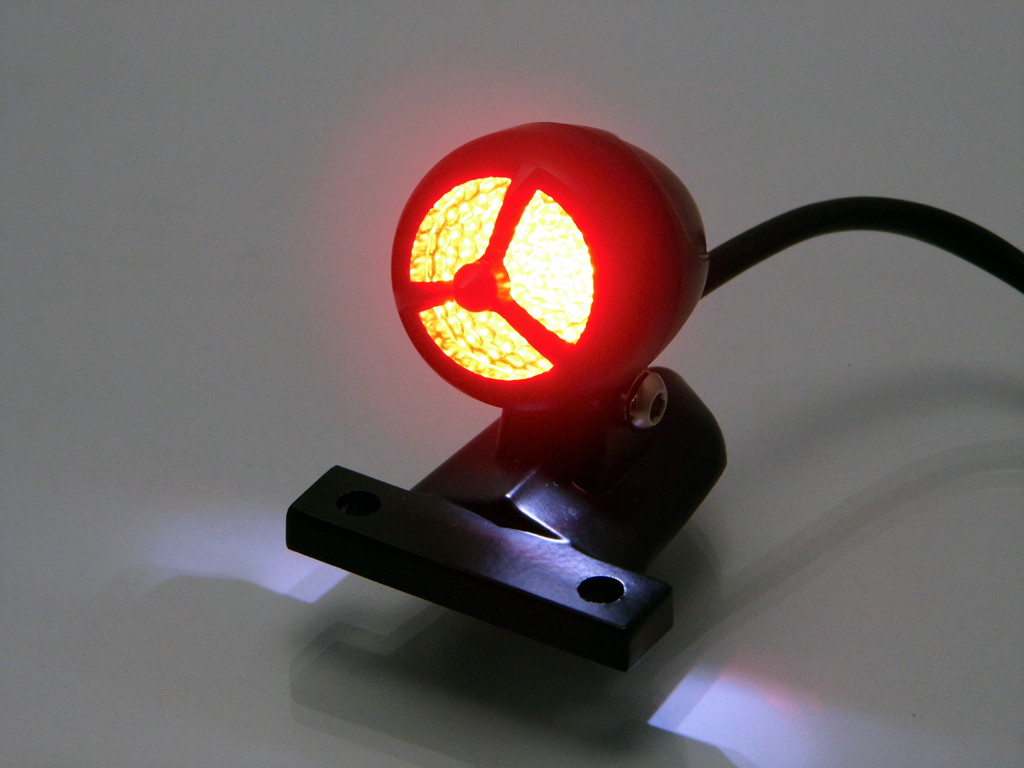 Black Torpedo Style LED Stop & Tail Light Custom Project Motorcycle ...