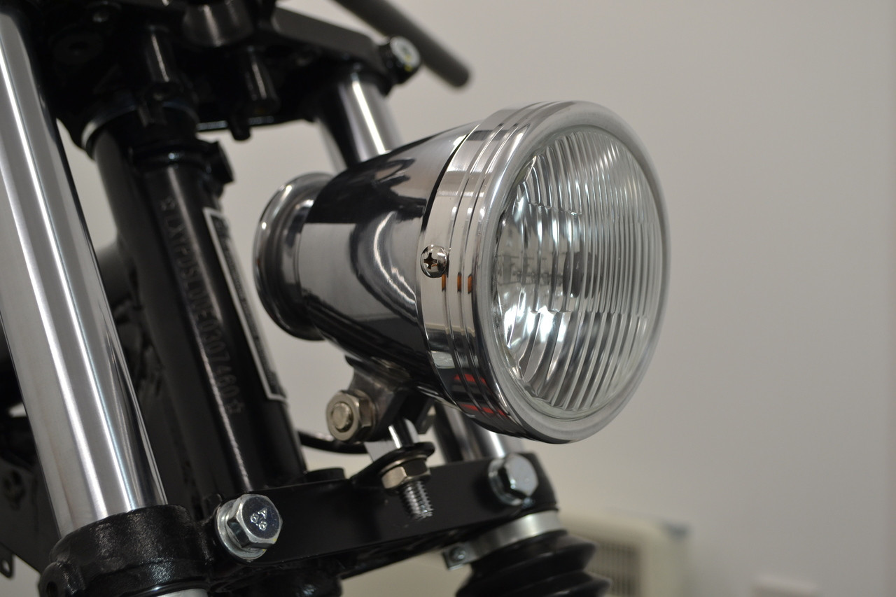 4.5" Vintage Style Custom Retro Motorbike Motorcycle Polished Headlight