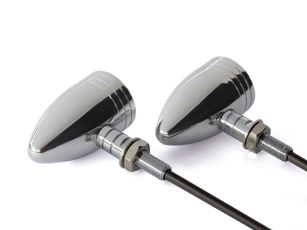 Custom Motorbike LED Indicators with Running Lights for Retro Harley ...