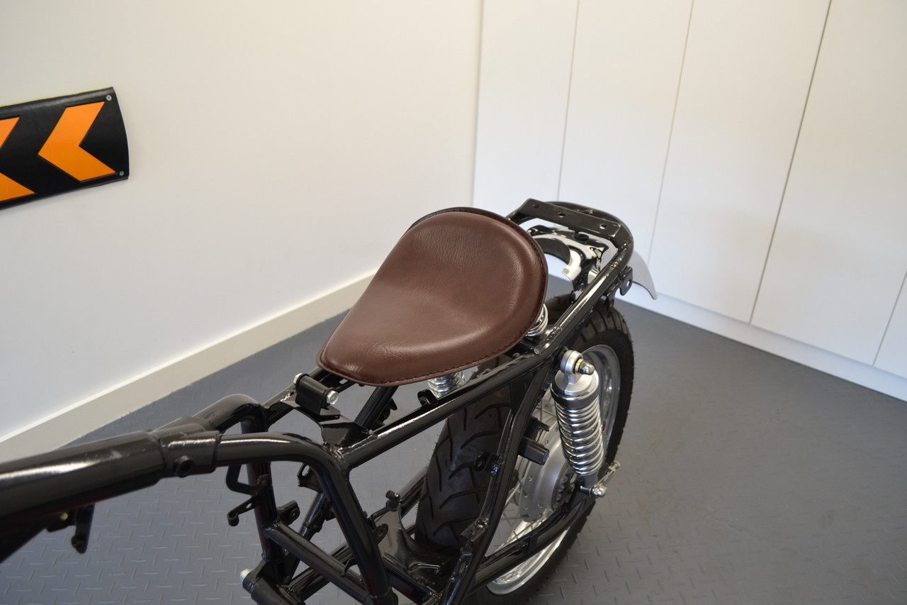 Brown Single Seat for Bobber Chopper Vintage Retro Custom Project