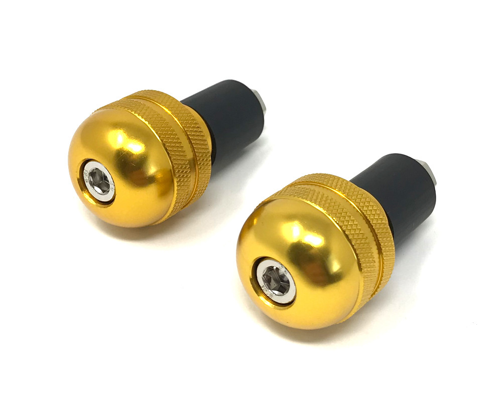 Bar End Weights Anodised Gold for 22mm 7/8" Handlebars - HIGH QUALITY