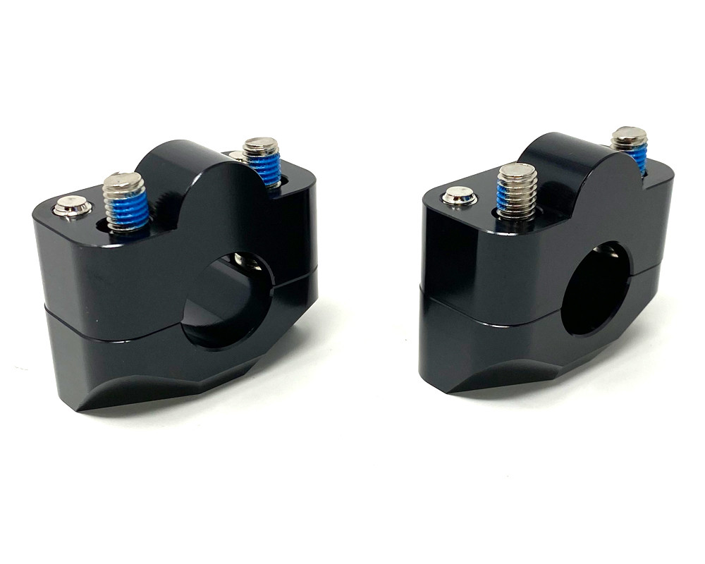Motorbike Handlebar Risers Clamps for 28mm Handlebars / Fat Bars - 20mm ...