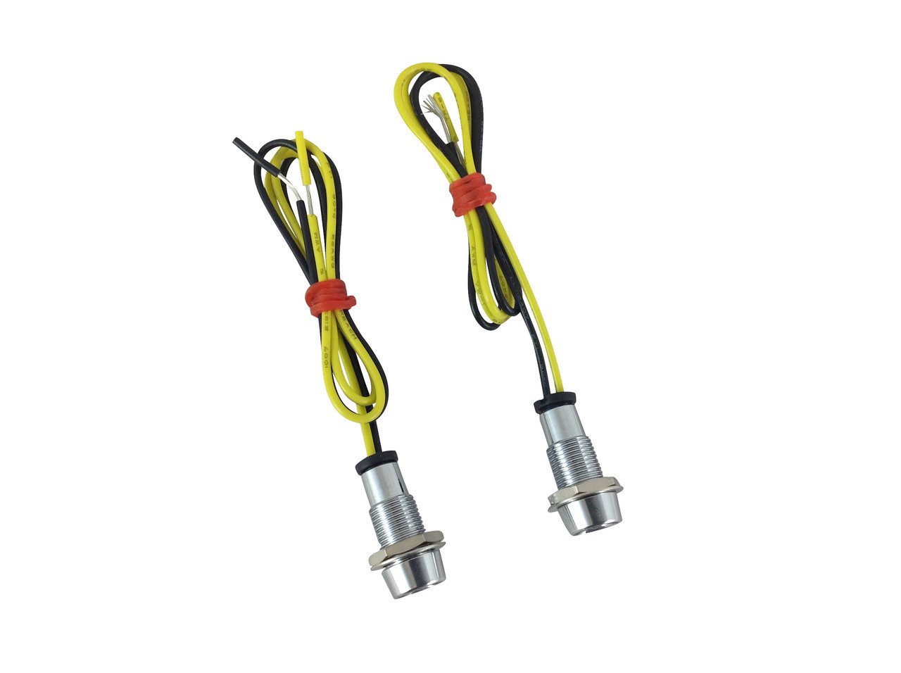 Micro LED Indicators & Dashboard Display Lights - Polished Aluminium