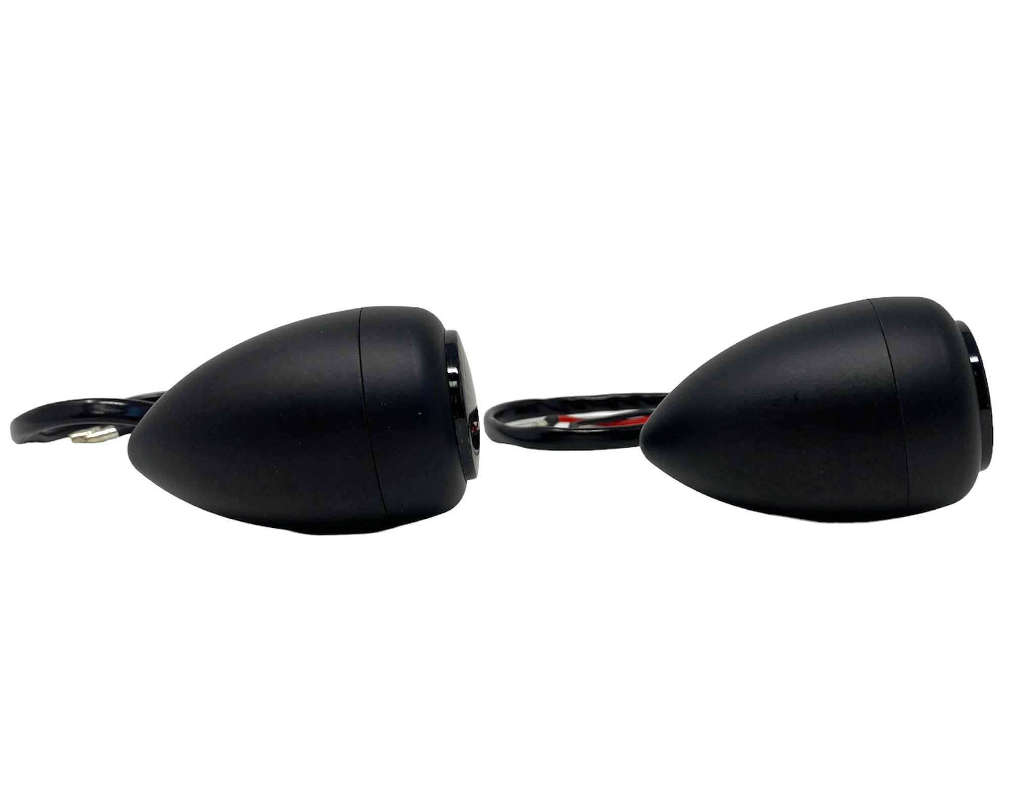 Motorcycle Motorbike Black Aluminium LED Classic Indicators - Universal ...