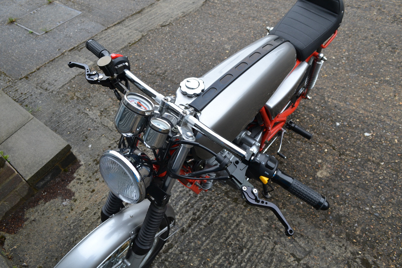 Streetfighter Motorbike Drag Bars Handlebars - 22mm 7/8" - Chrome