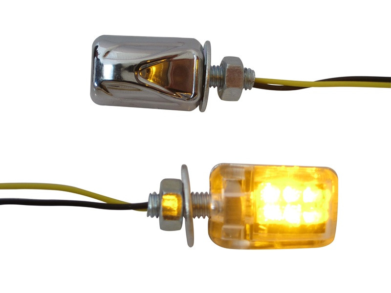 Universal LED E-marked Mini Indicators for Motorcycle Motorbike Trike ...