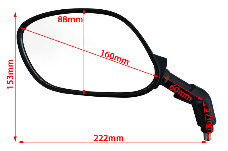 Right & Left M10 Thread Very Good Quality Motorbike Motorcycle Side ...
