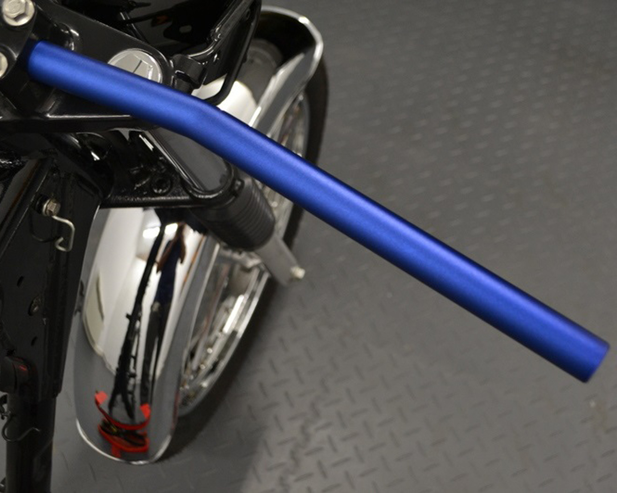High Quality BLUE 7/8" Drag Style Bar Handlebar for Custom Motorbike ...
