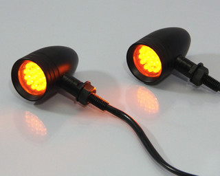 LED Indicators - Black Alloy for Custom Project Cafe Racers, Custom ...