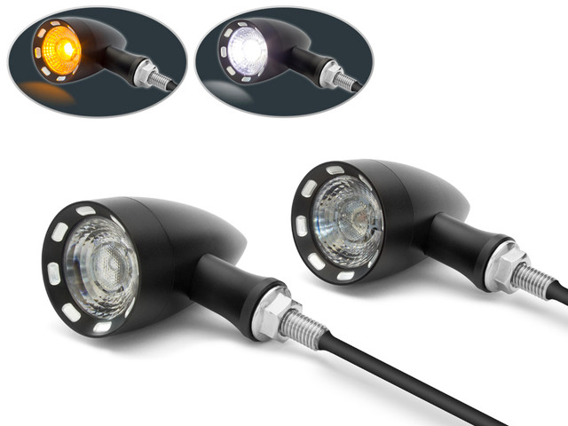 LED Indicators FRONT with Integrated Driving Lights DRL for Custom ...