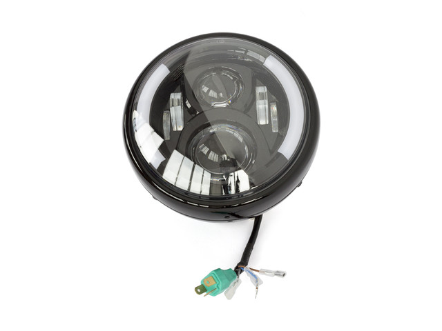 7.7" LED Headlight with Integrated DRL & Indicators - High Quality