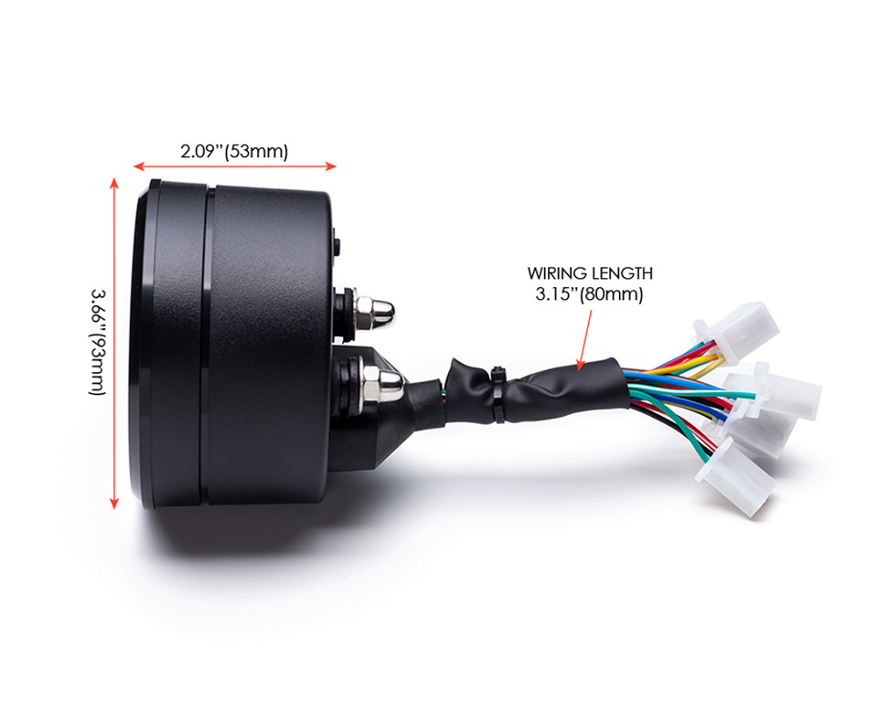 Motorcycle Speedometer and Rev Counter Tacho Tachometer Electronic ...