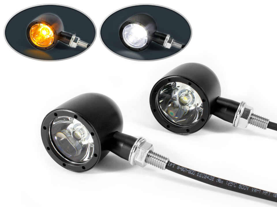 LED Indicators - BLACK with LED Indicators & Contrast Cut Black Bezel ...