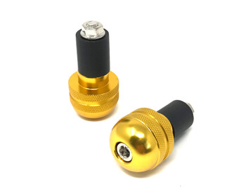 Bar End Weights Anodised Gold for 22mm 7/8" Handlebars - HIGH QUALITY