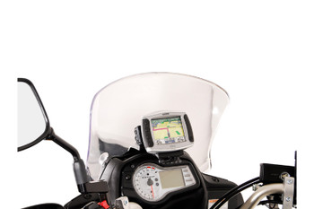 GPS mount for cockpit Black. Suzuki DL 650 V-Strom (11-16). - Alchemy Parts