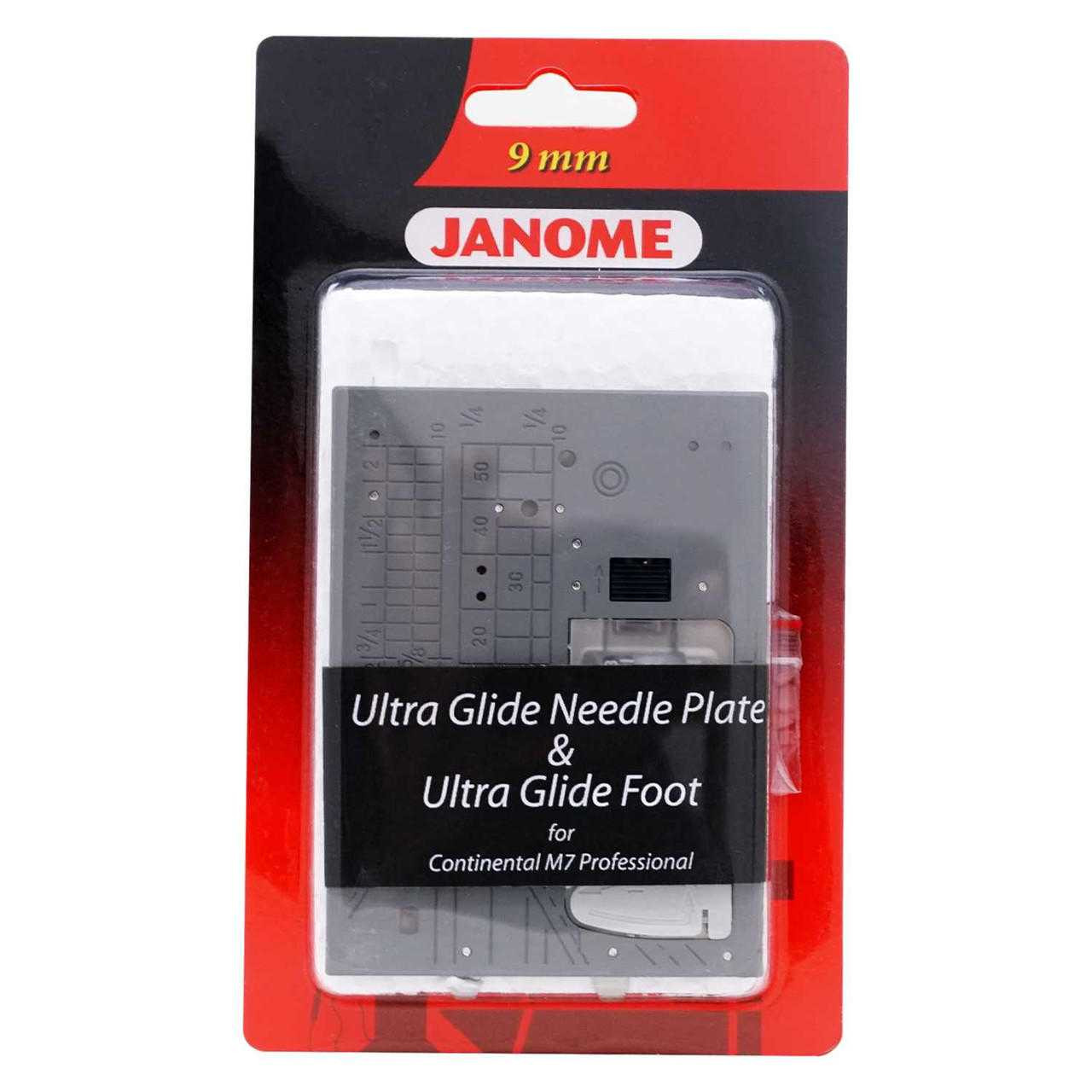Janome Ultraglide Foot & Needle Plate Set for 9mm Machines