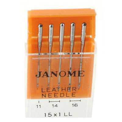 Genuine Janome Leather Sewing Needles 5 counts