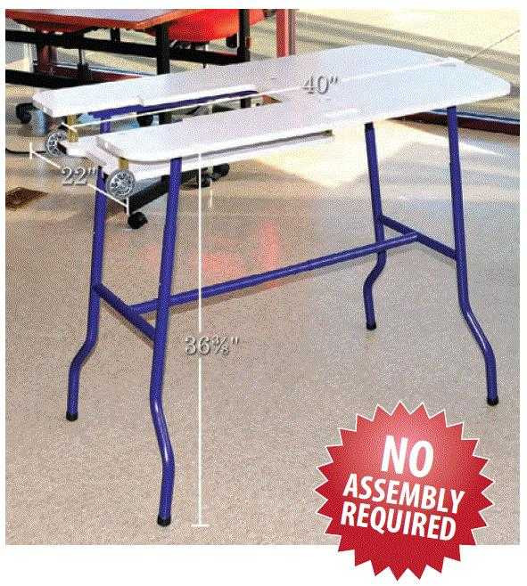 Sullivans Adjustable Height Foldable Sewing Table Model 39276