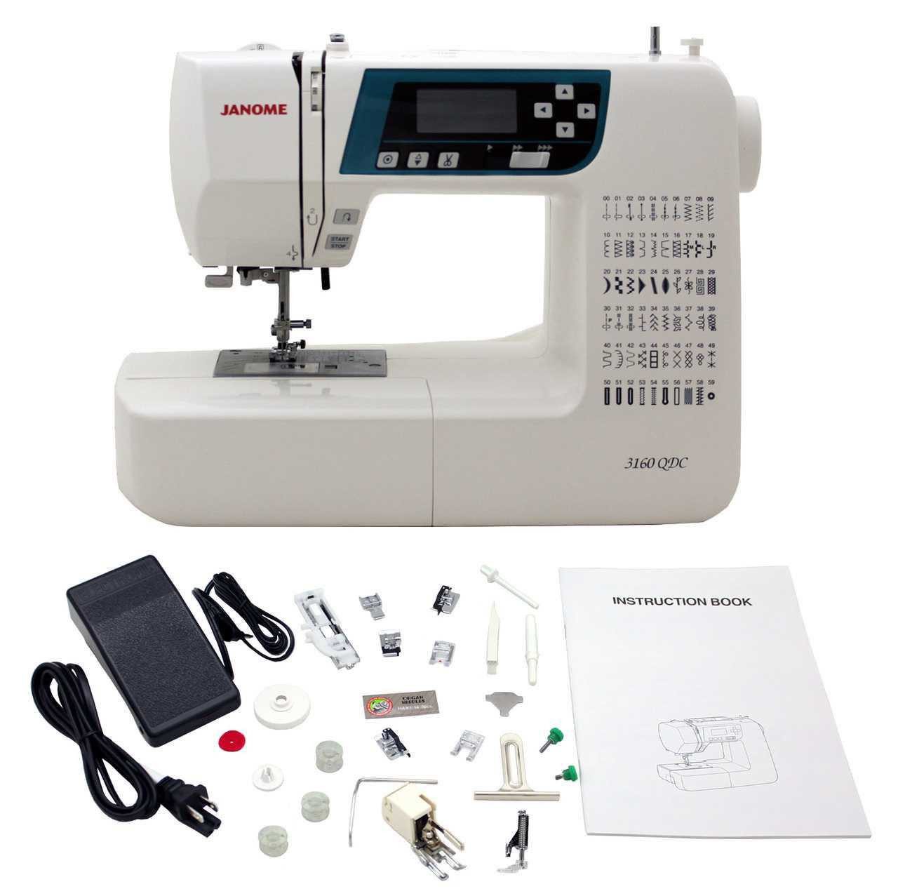 Janome 3160QDC-B Sewing and Quilting Machine