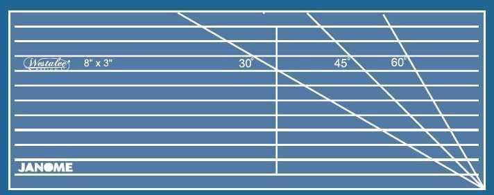 Genuine Janome Quilting Ruler Starter Kit